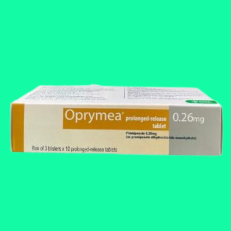 Thuốc Oprymea 0.26 mg (Pramipexol) có tác dụng điều trị triệu chứng ...