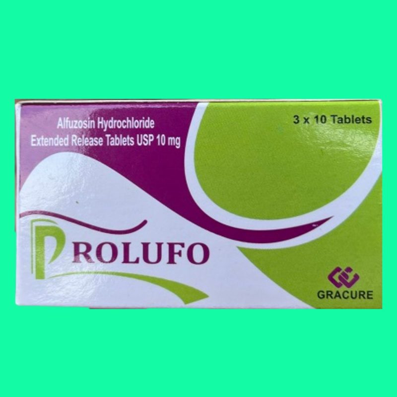 Thuốc Prolufo 10mg (Alfuzosin) điều trị triệu chứng do phì đại tuyến ...