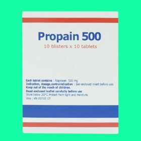 Thuốc Propain 500 (Naproxen) có tác dụng giảm đau, chống viêm