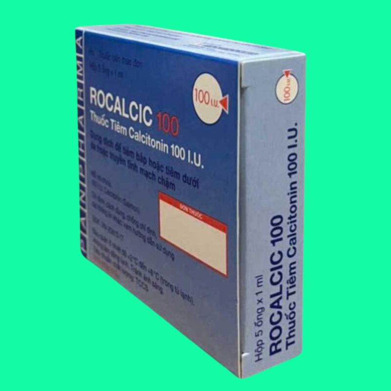 Thuốc Rocalcic 100 (Calcitonin) có tác dụng điều hoà calci máu