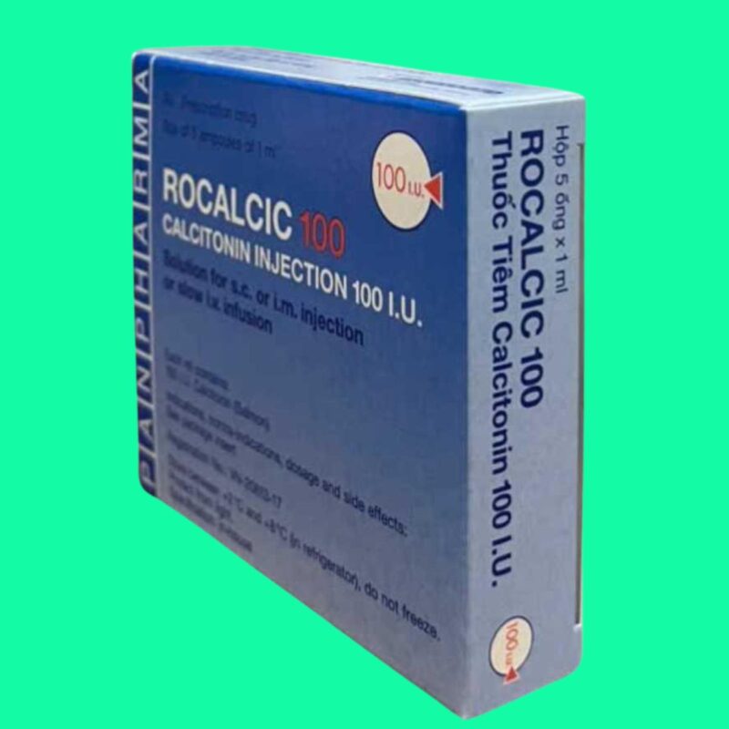 Thuốc Rocalcic 100 (Calcitonin) có tác dụng điều hoà calci máu