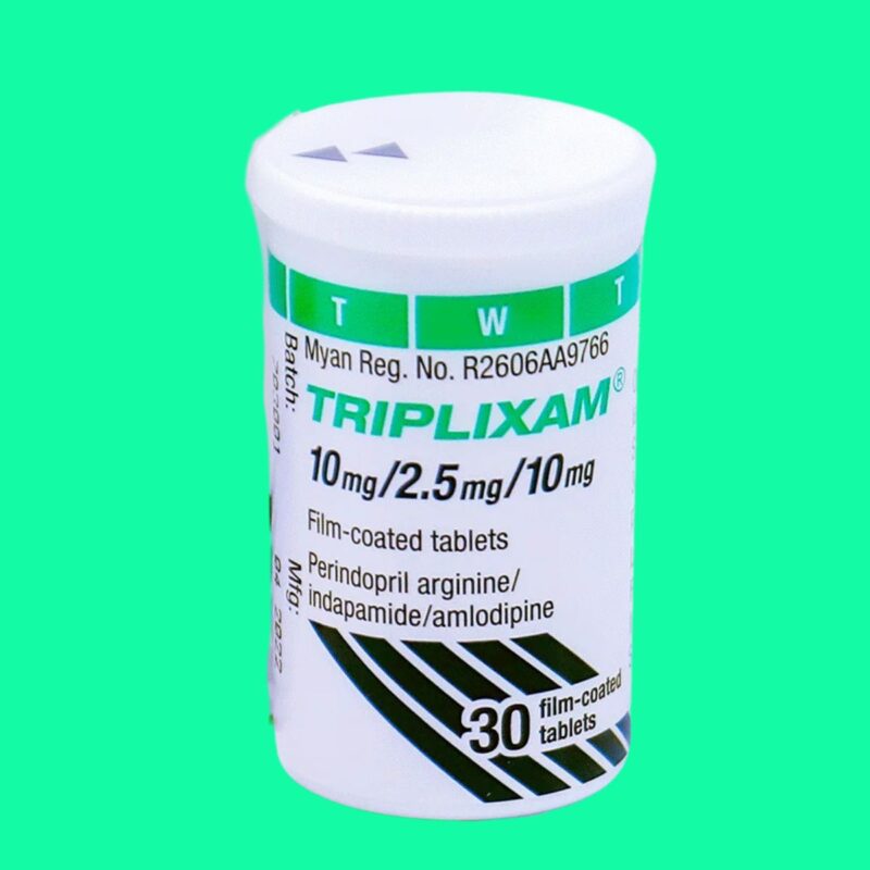 Thuốc TRIPLIXAM 10mg/2.5mg/10mg có tác dụng điều trị tăng huyết áp
