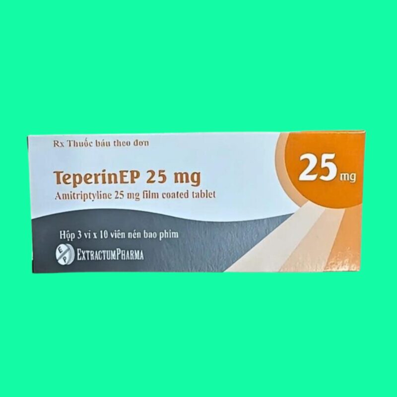 TeperinEP 25mg (Amitriptylin) điều trị trầm cảm nội sinh ở người trưởng ...