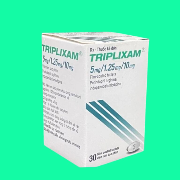 TRIPLIXAM 5mg/1.25mg/10mg sự kết hợp của ba nhóm thuốc hạ huyết áp