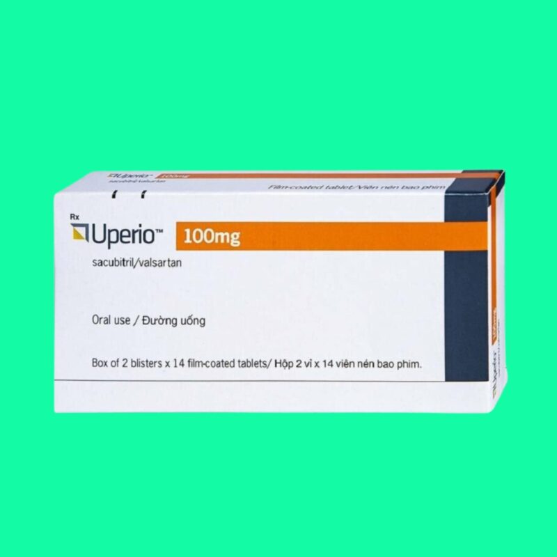 Uperio 100mg (sacubitril/valsartan) chỉ định để điều trị suy tim có ...