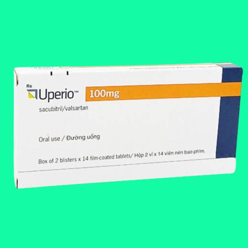 Uperio 100mg (sacubitril/valsartan) chỉ định để điều trị suy tim có ...
