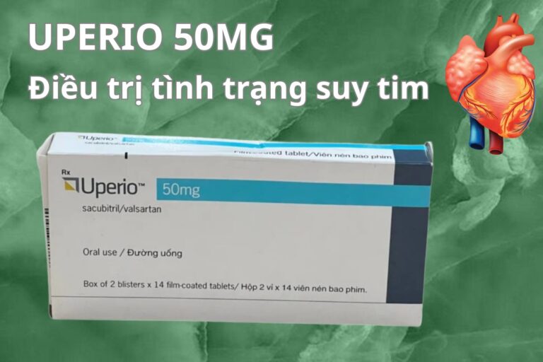 Uperio 50mg (sacubitril/valsartan) điều trị tình trạng suy tim