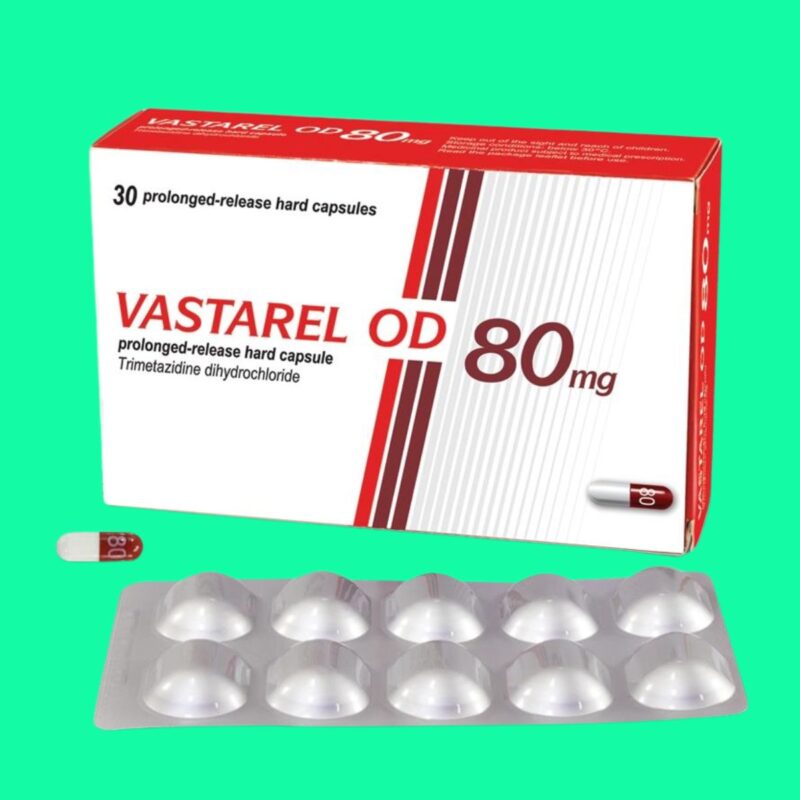 Thuốc Vastarel OD 80mg (Trimetazidin dihydroclorid) điều trị đau thắt ngực
