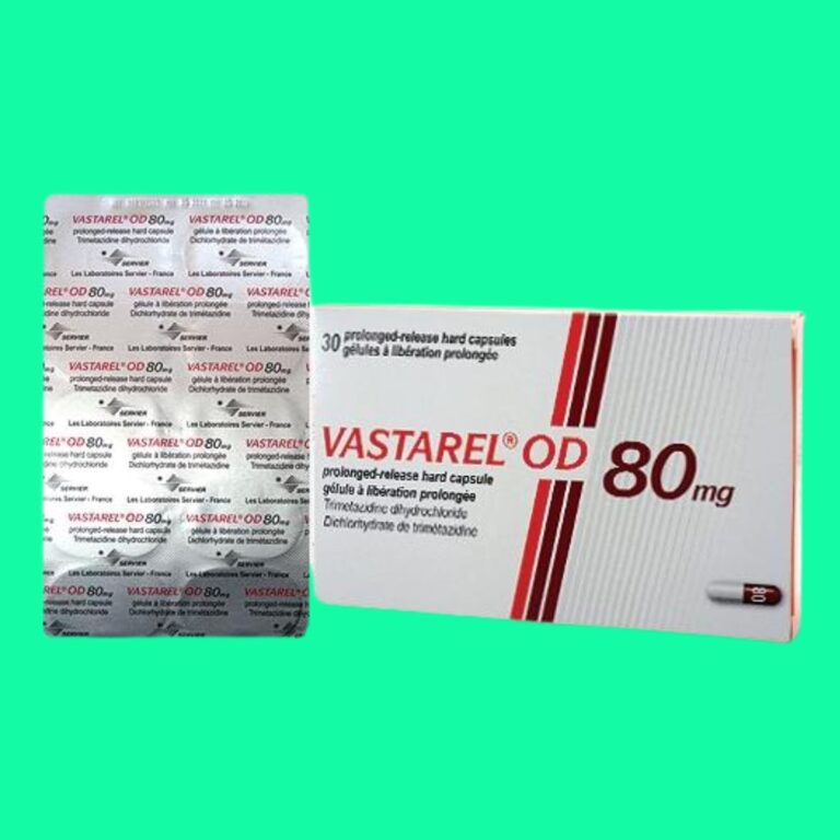 Thuốc Vastarel OD 80mg (Trimetazidin dihydroclorid) điều trị đau thắt ngực