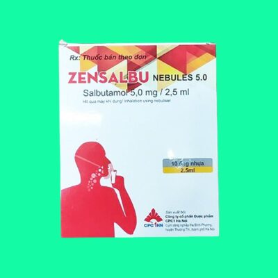Thuốc Zensalbu nebules 5.0 (Salbutamol 5mg/2,5ml) điều trị cơn hen cấp tính