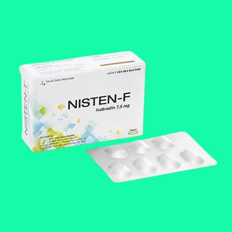 Nisten-F 7.5mg điều trị bệnh mạch vành và đau thắt ngực ổn định