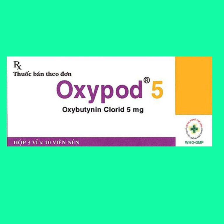 Oxypod 5 điều trị các chứng tiểu mất kiểm soát với tần suất cao