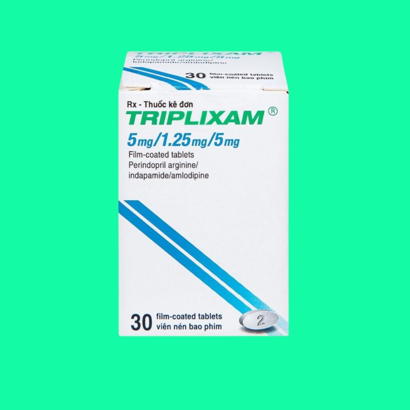 Triplixam 5mg/1.25mg/5mg (Perindopril arginine/Indapamide/Amlodipine ...