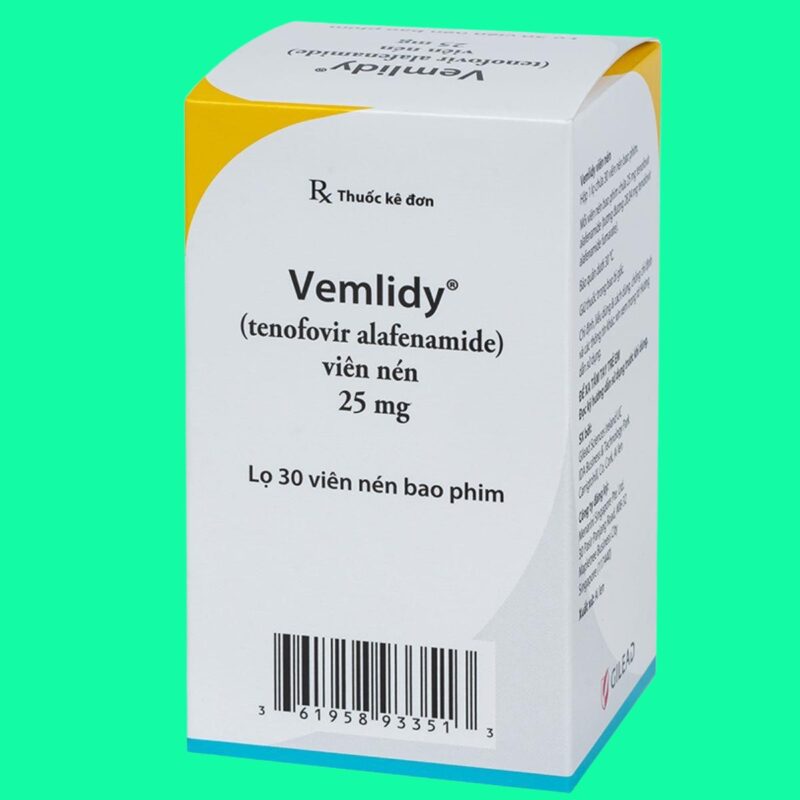Vemlidy 25mg được chỉ định trong điều trị bệnh viêm gan B mạn tính