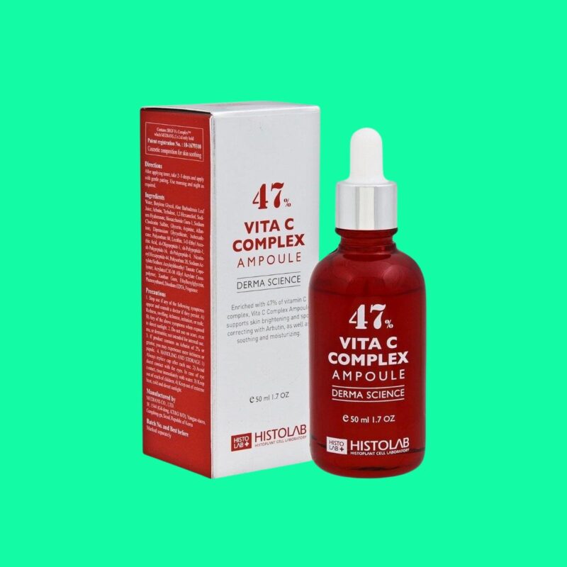 Vita C Complex Ampoule Histolab dưỡng trắng và làm đều màu da