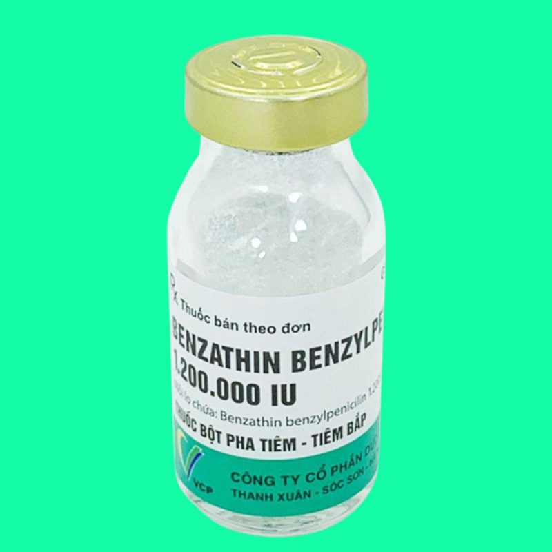 Thuốc Benzathin benzylpenicilin 1.200.000 IU điều trị nhiễm khuẩn