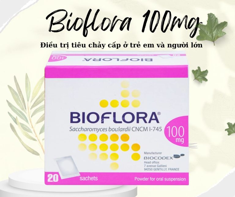 Thuốc Bioflora 100mg điều trị tiêu chảy cấp ở trẻ em và người lớn