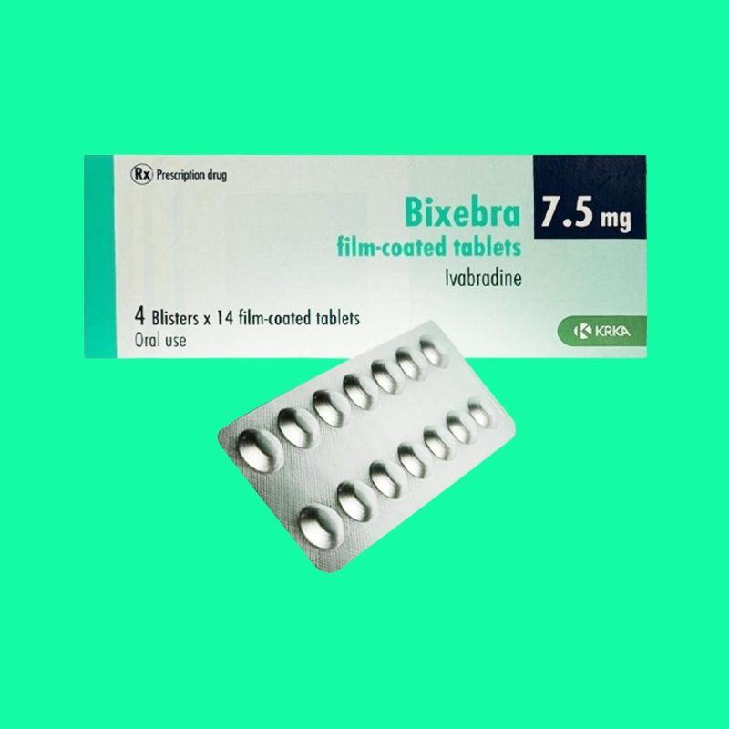 Thuốc Bixebra 7.5mg chỉ định điều trị đau thắt ngực ổn định mạn tính