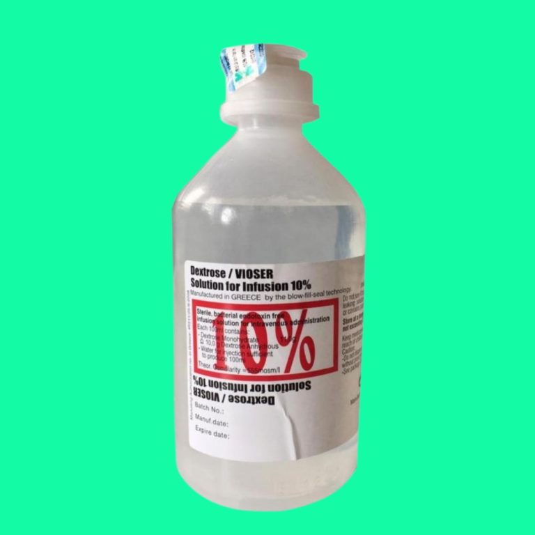 Thuốc Dextrose 10% có tác dụng bổ sung đường huyết hoặc dung môi tiêm