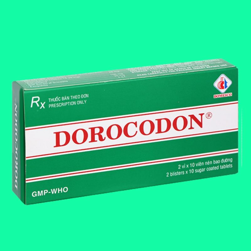 Thuốc Dorocodon 25/100/20 dùng điều trị triệu chứng ho khan ở người lớn