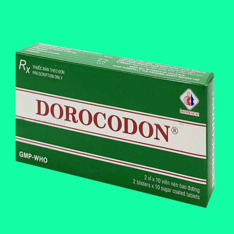 Thuốc Dorocodon 25/100/20 dùng điều trị triệu chứng ho khan ở người lớn