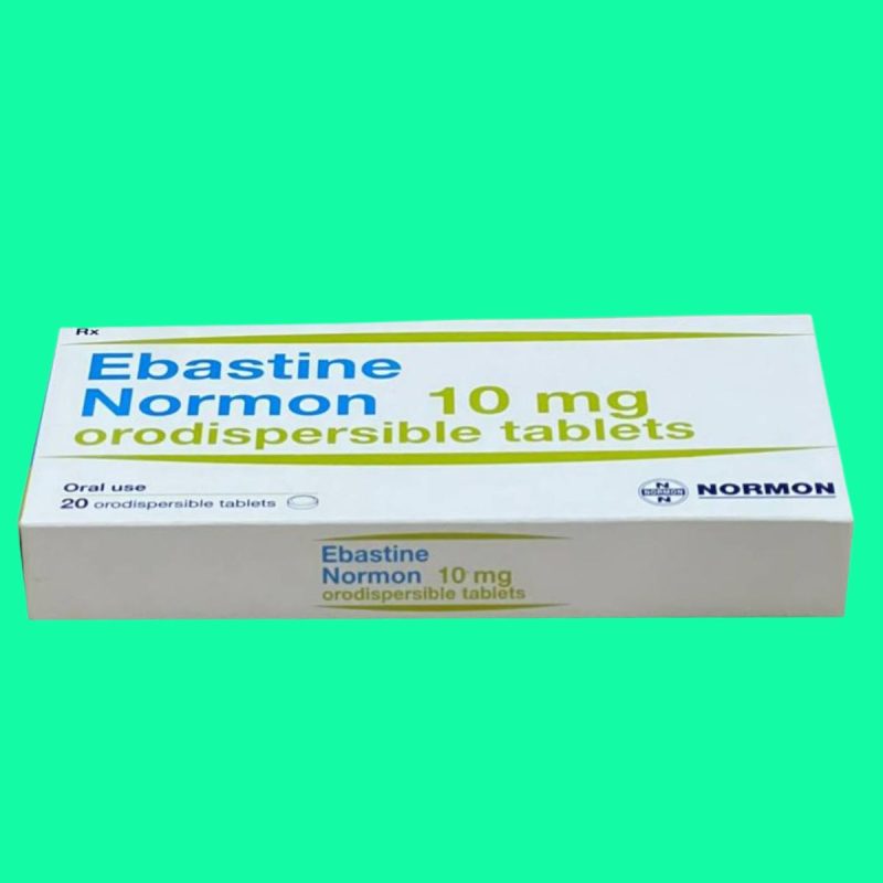 Ebastine Normon 10mg Orodispersible Tablets điều trị mày đay, viêm mũi