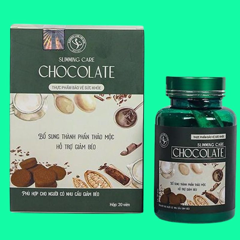 Slimming Care Chocolate hộp 20 viên có tác dụng hỗ trợ giảm cân