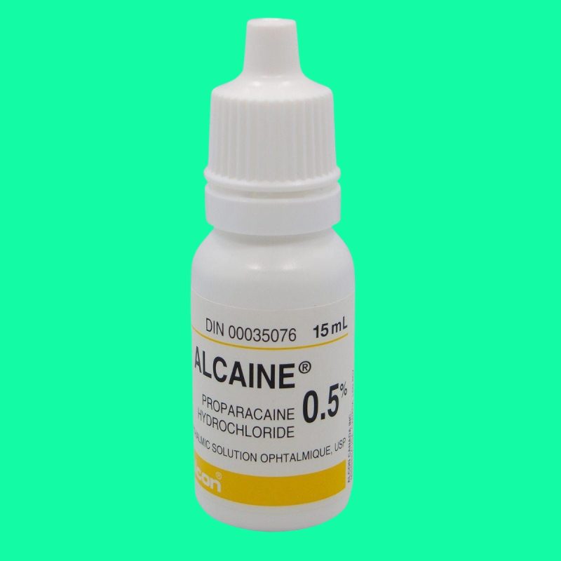Alcaine 0.5% được chỉ định gây tê khi lấy bỏ dị vật và khâu vết thương