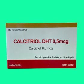 Calcitriol DHT 0,5mcg được chỉ định trong điều trị giảm calci huyết