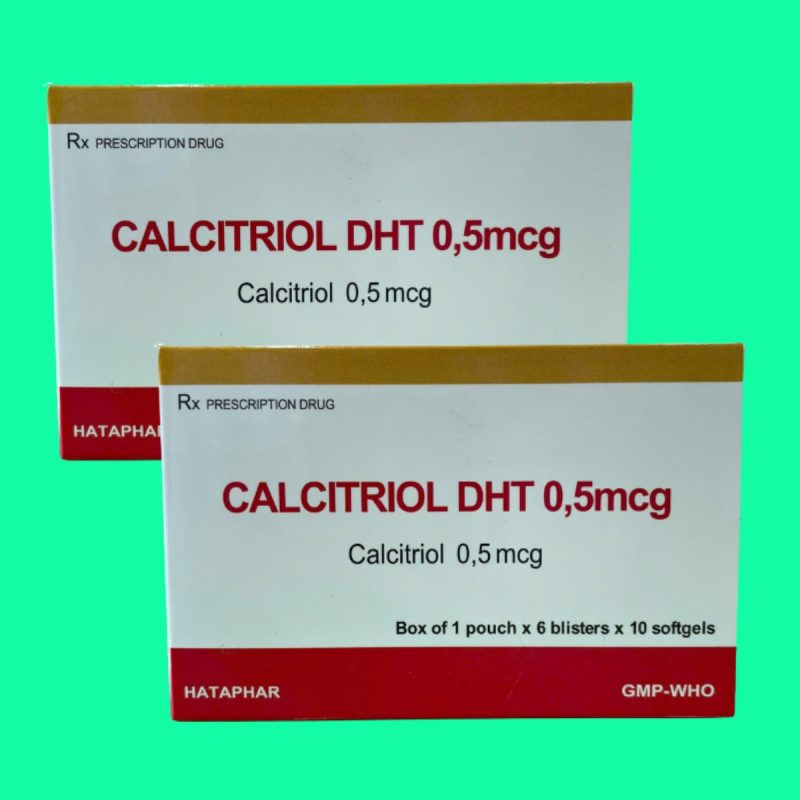 Calcitriol DHT 0,5mcg được chỉ định trong điều trị giảm calci huyết