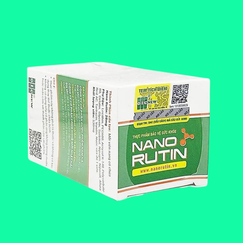 Nano Rutin dự phòng và hỗ trợ điều trị đột quỵ và giãn tĩnh mạch