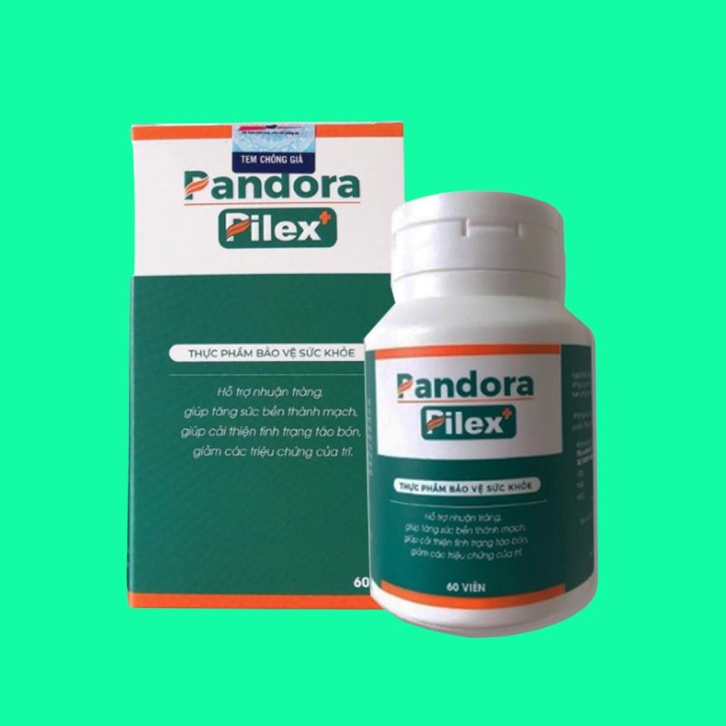 Pandora Pilex + hỗ trợ nhuận tràng, cải thiện tình trạng táo bón