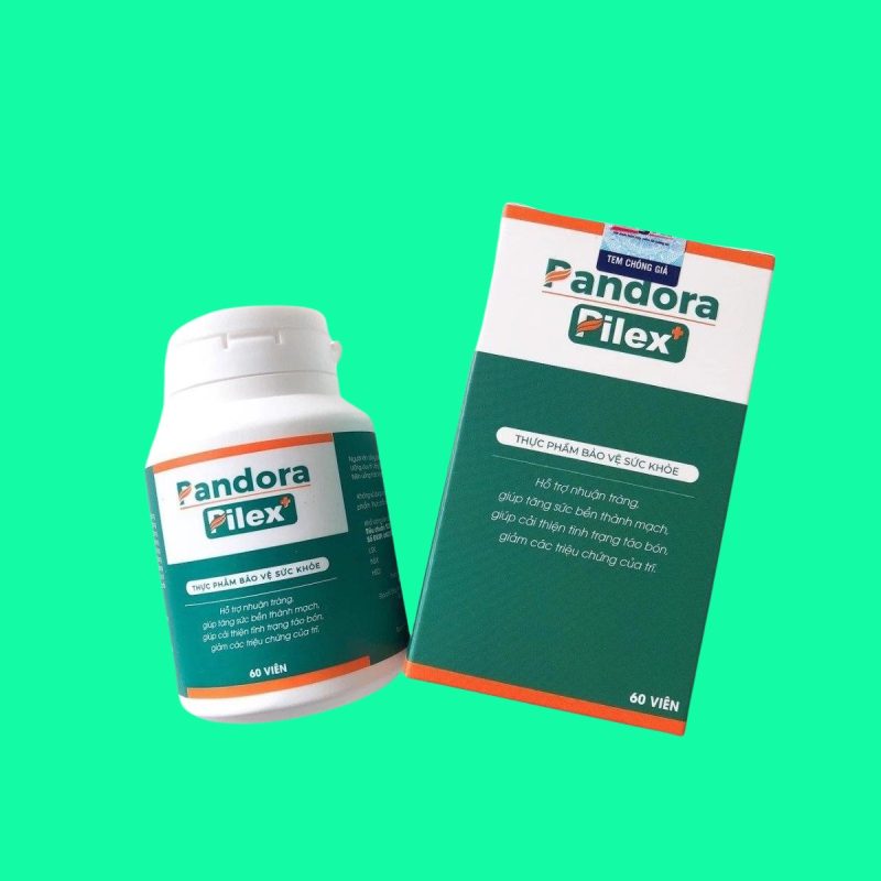 Pandora Pilex + hỗ trợ nhuận tràng, cải thiện tình trạng táo bón