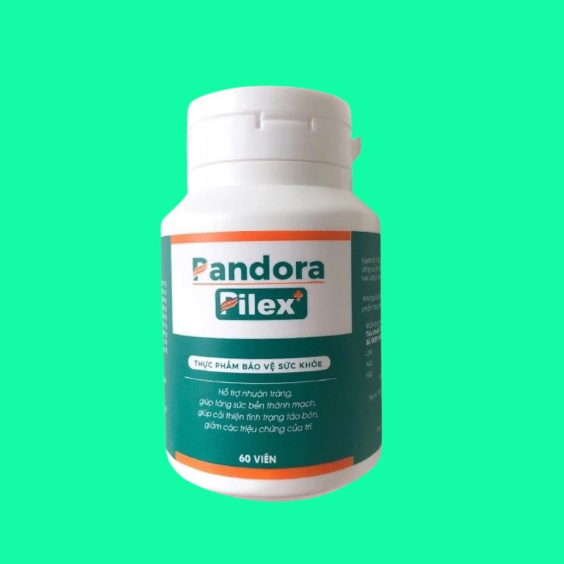 Pandora Pilex + hỗ trợ nhuận tràng, cải thiện tình trạng táo bón