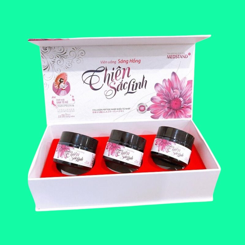 Viên uống sáng hồng Thiên Sắc Linh hỗ trợ điều hòa nội tiết tố nữ