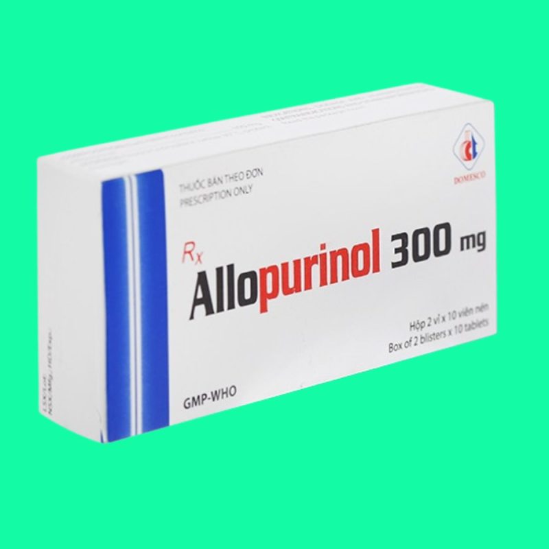 Thuốc Allopurinol 300mg Domesco điều trị tình trạng Gout mạn tính