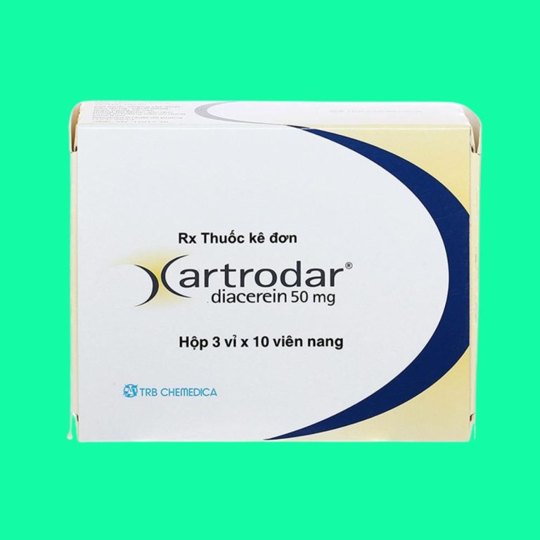 Thuốc Artrodar 50mg điều trị triệu chứng thoái hóa khớp hông, khớp gối
