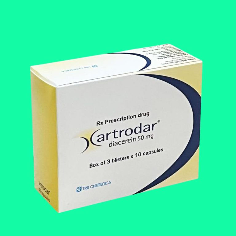 Thuốc Artrodar 50mg điều trị triệu chứng thoái hóa khớp hông, khớp gối