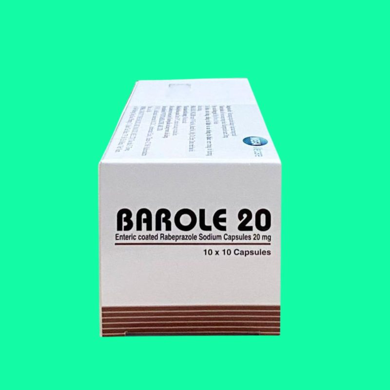 Thuốc Barole 20mg điều trị viêm loét do hội chứng trào ngược dạ dày ...