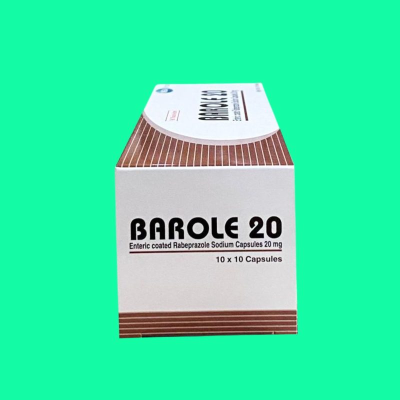 Thuốc Barole 20mg điều trị viêm loét do hội chứng trào ngược dạ dày ...