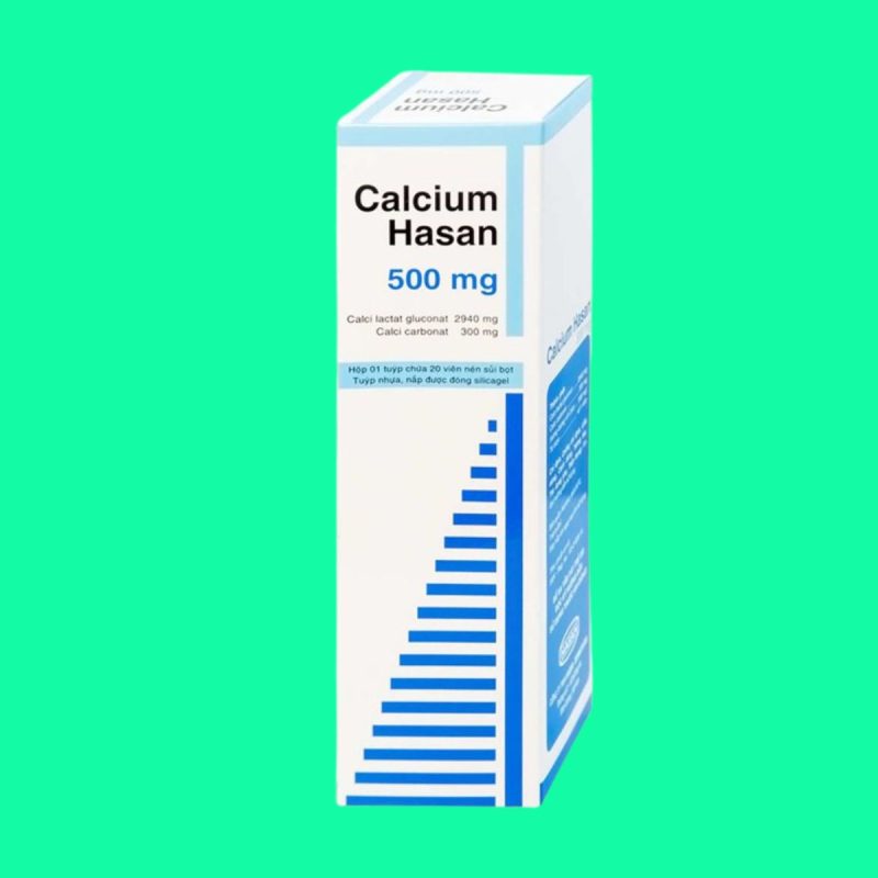 Thuốc Calcium Hasan 500mg hỗ trợ điều trị và phòng ngừa tình trạng ...