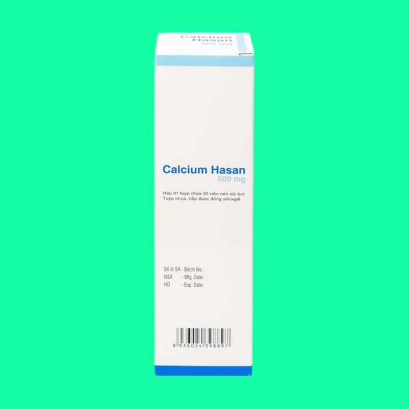 Thuốc Calcium Hasan 500mg hỗ trợ điều trị và phòng ngừa tình trạng ...