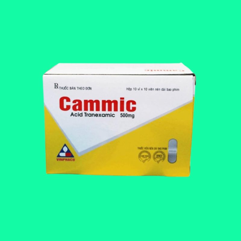 Thuốc Cammic 500mg điều trị và dự phòng ngắn hạn tình trạng chảy máu