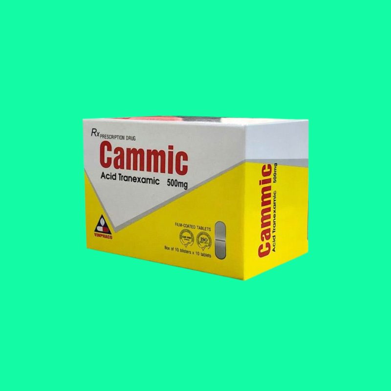 Thuốc Cammic 500mg điều trị và dự phòng ngắn hạn tình trạng chảy máu