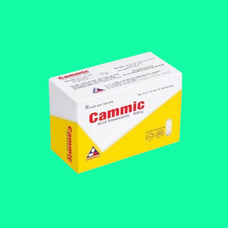Thuốc Cammic 500mg điều trị và dự phòng ngắn hạn tình trạng chảy máu