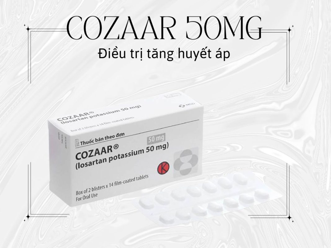 Thuốc Cozaar 50mg điều trị tình trạng tăng huyết áp, tình trạng suy tim
