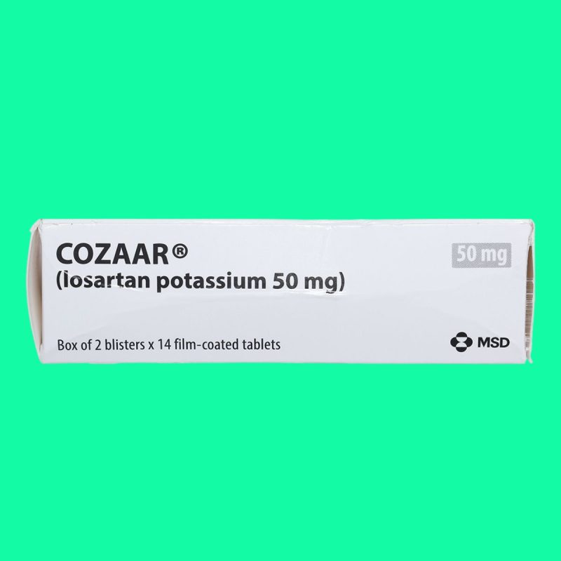 Thuốc Cozaar 50mg điều trị tình trạng tăng huyết áp, tình trạng suy tim