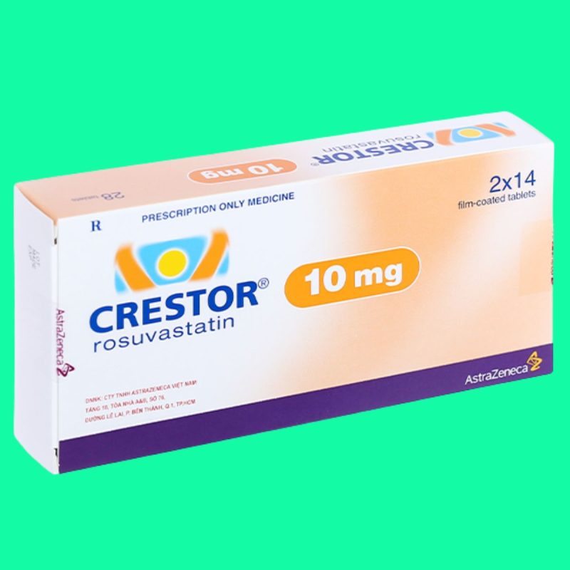 Thuốc Crestor 10mg có tác dụng điều trị tăng cholesterol máu