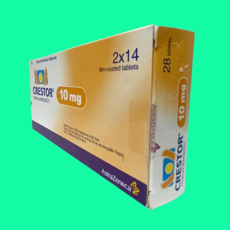Thuốc Crestor 10mg có tác dụng điều trị tăng cholesterol máu