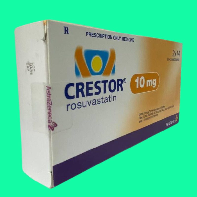 Thuốc Crestor 10mg có tác dụng điều trị tăng cholesterol máu